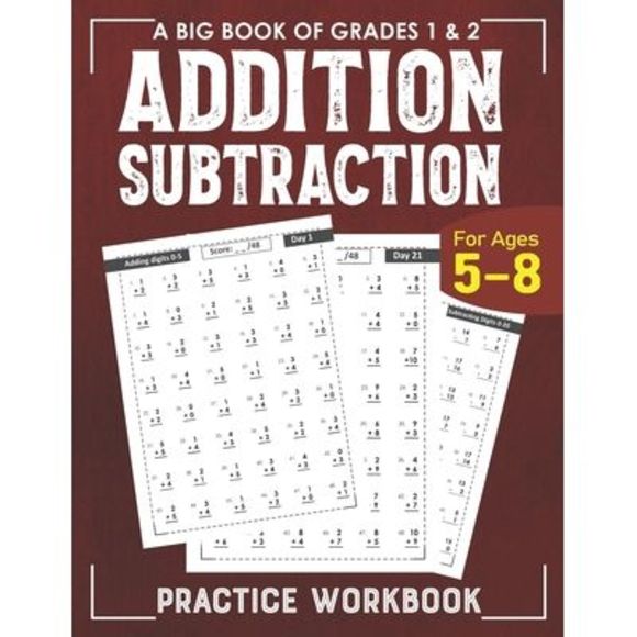 Kiddies Education | Other | Addition Subtraction Practice Workbook For ...